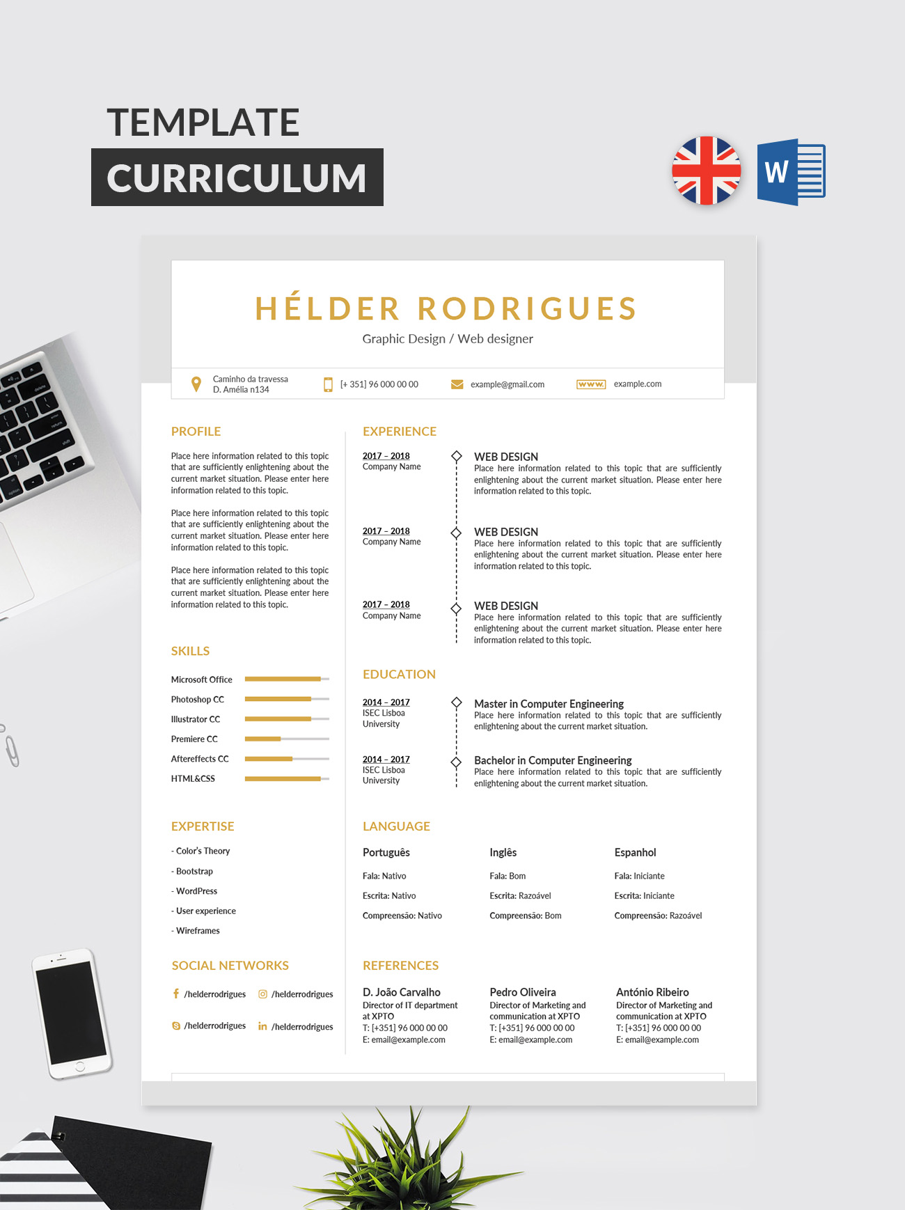 The best CV models fully editable in Word - How to get a job in 30 days