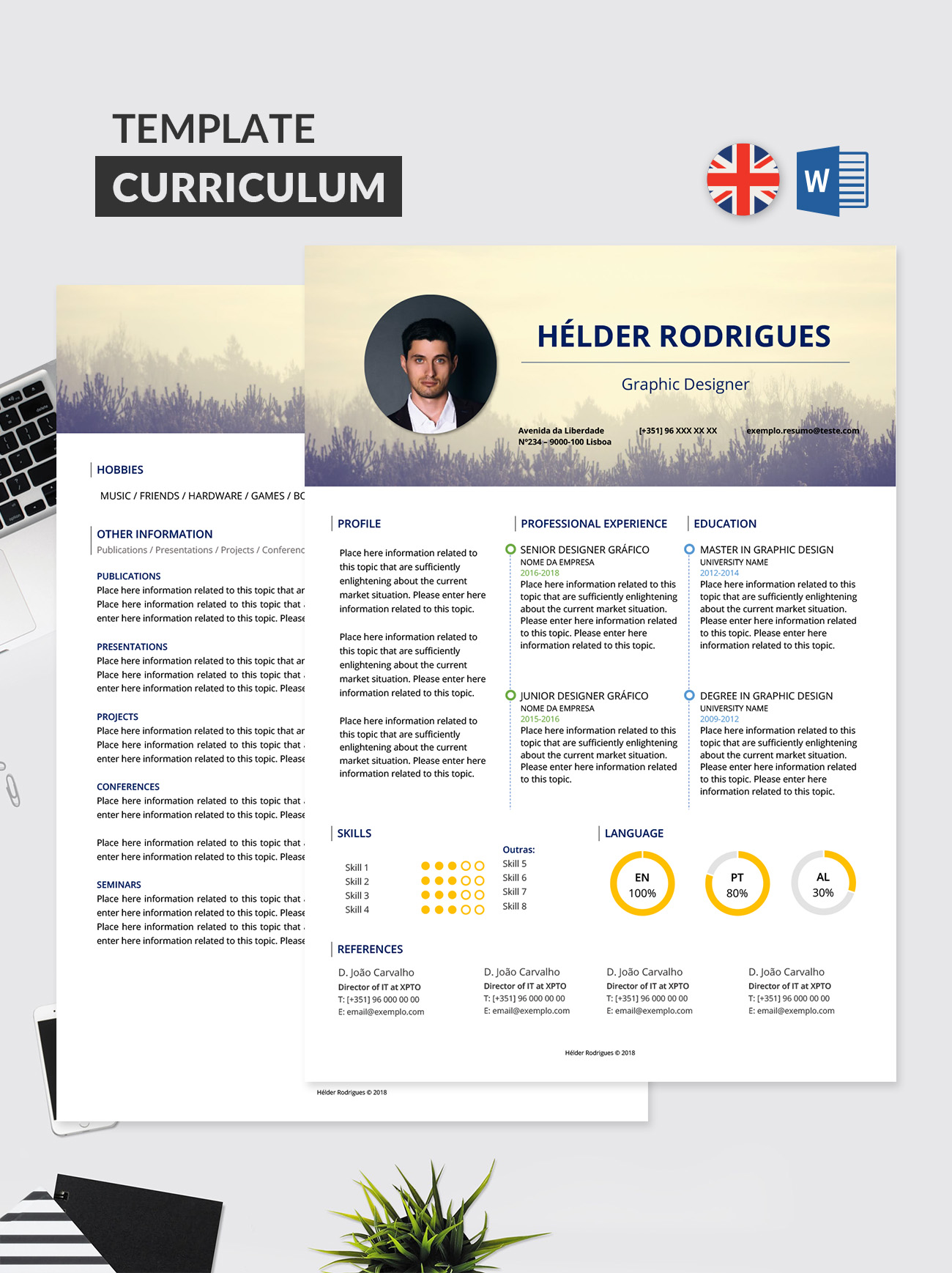 The best CV models fully editable in Word - How to get a job in 30 days